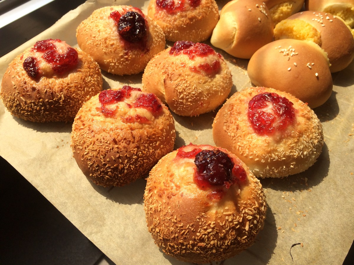 Strawberry Cheesecake Buns – Andrew in the Kitchen