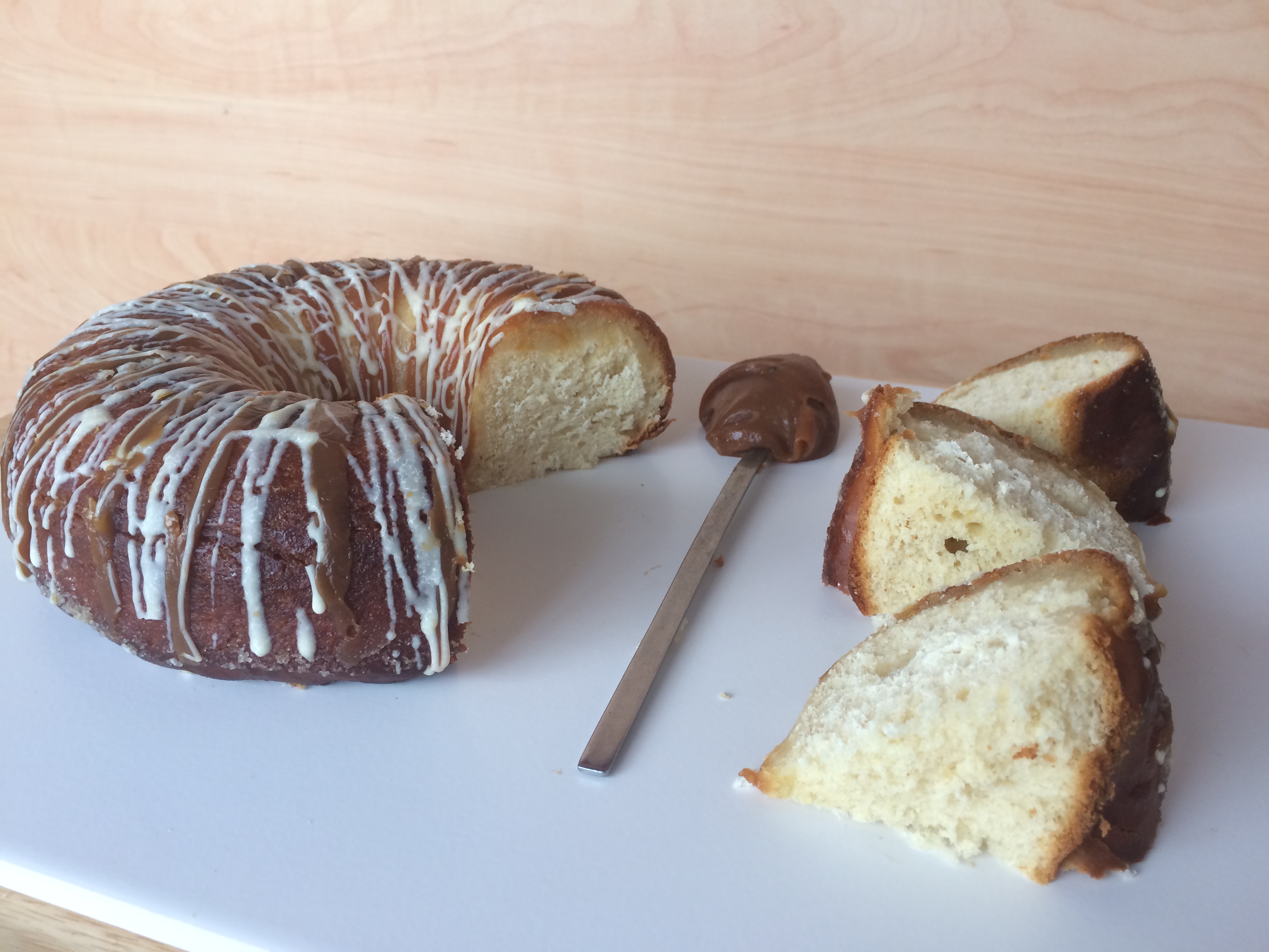 Salted Caramel White Chocolate and Lemon Savarin – Andrew in the Kitchen