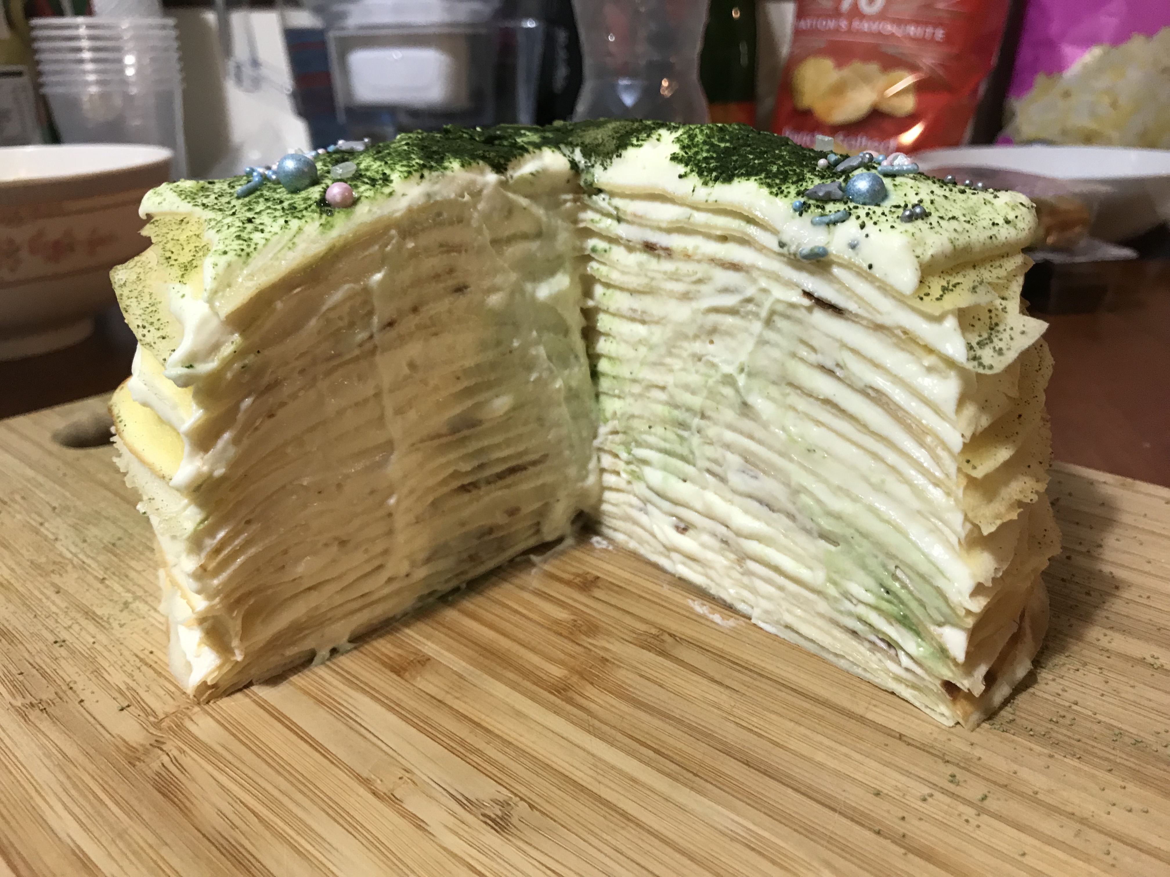 Crepe Cake with White Chocolate Crème Légère – Andrew in the Kitchen