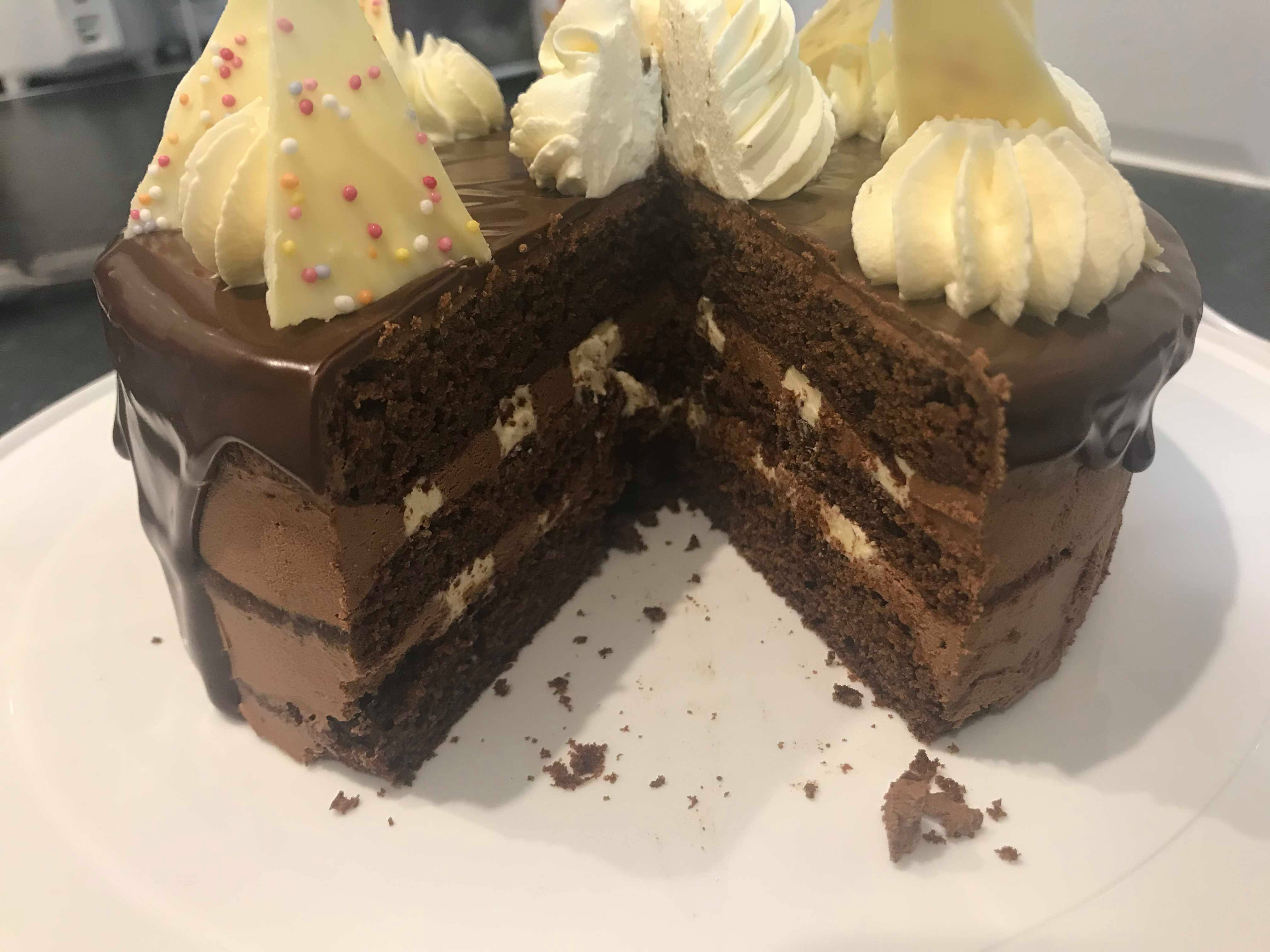 Triple Layer Chocolate Drip Cake – Andrew in the Kitchen