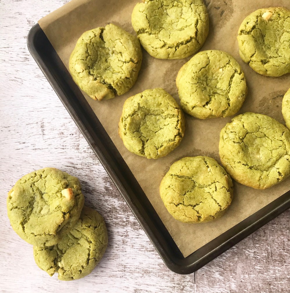 Matcha White Chocolate Stuffed Cookies – Andrew in the Kitchen