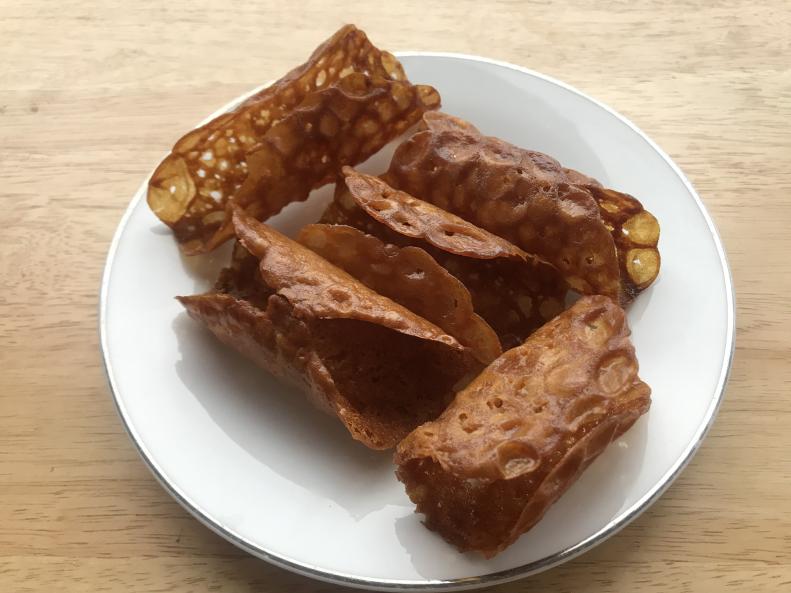 Brandy Snaps with Cannoli Cream – Andrew in the Kitchen